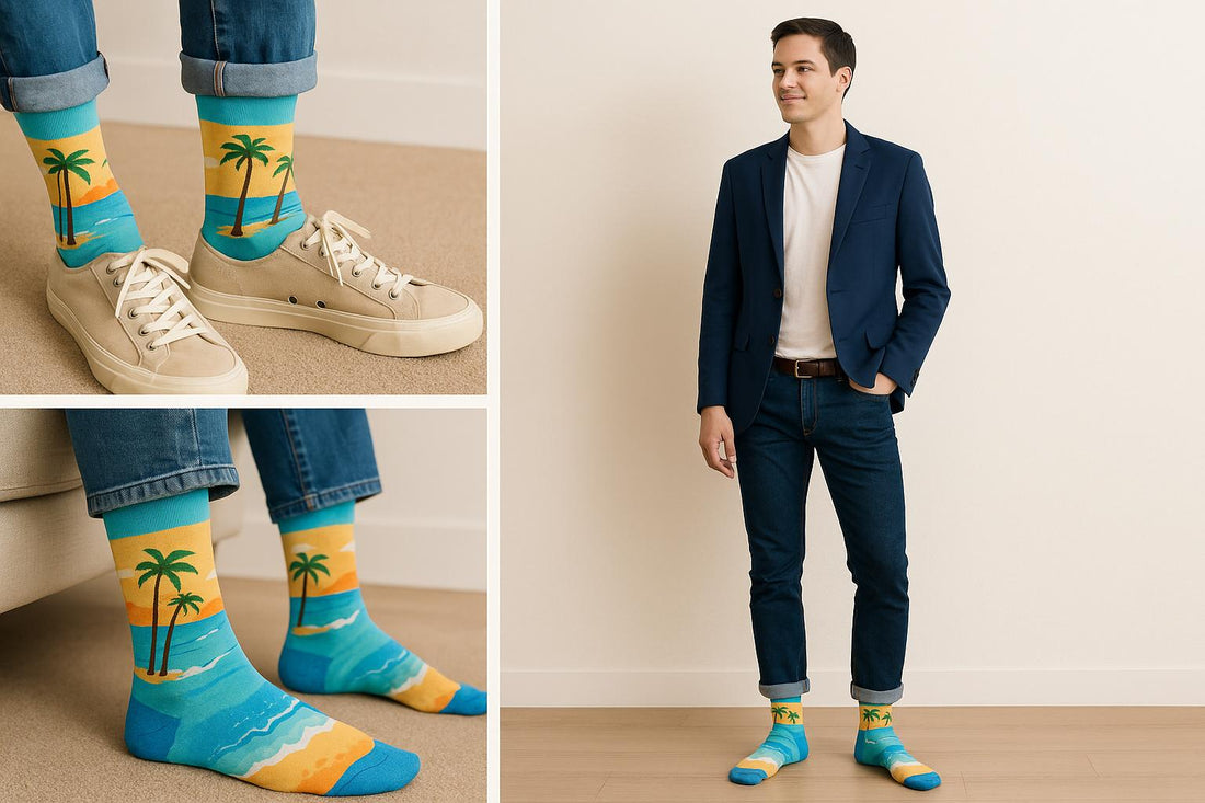 14 BEST BEACH SCENE SOCKS FOR ADULTS 2025 – best colorful socks