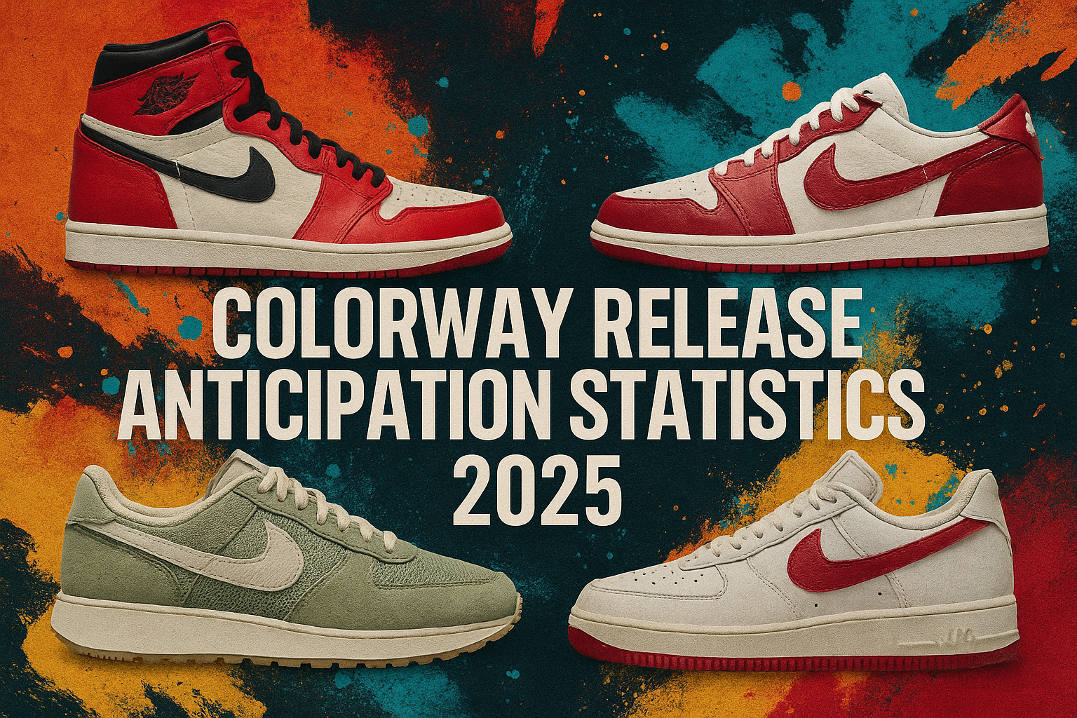TOP 20 COLORWAY RELEASE ANTICIPATION STATISTICS 2025 – best colorful socks
