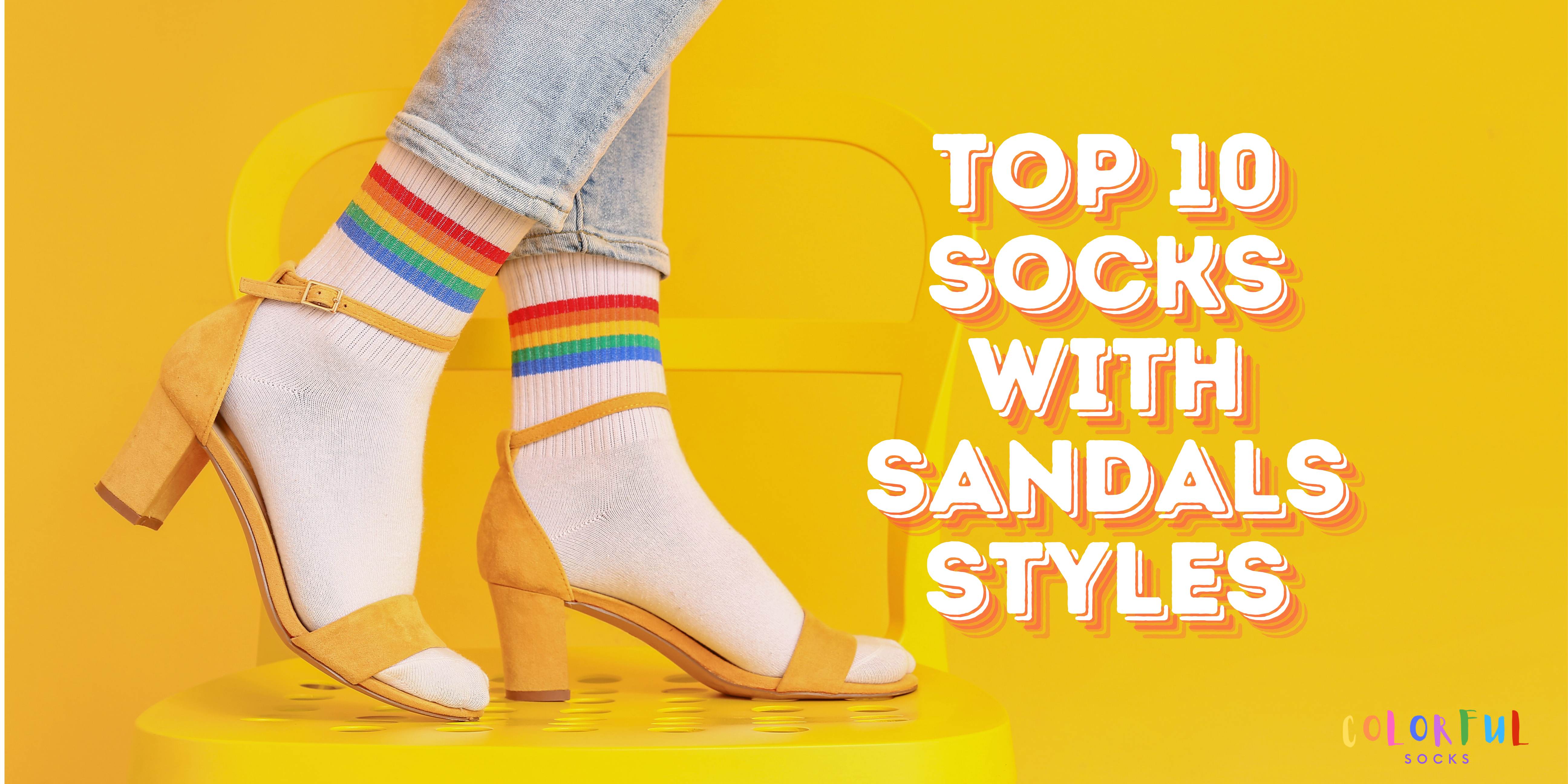 TOP 10 SOCKS WITH SANDALS STYLES – best colorful socks