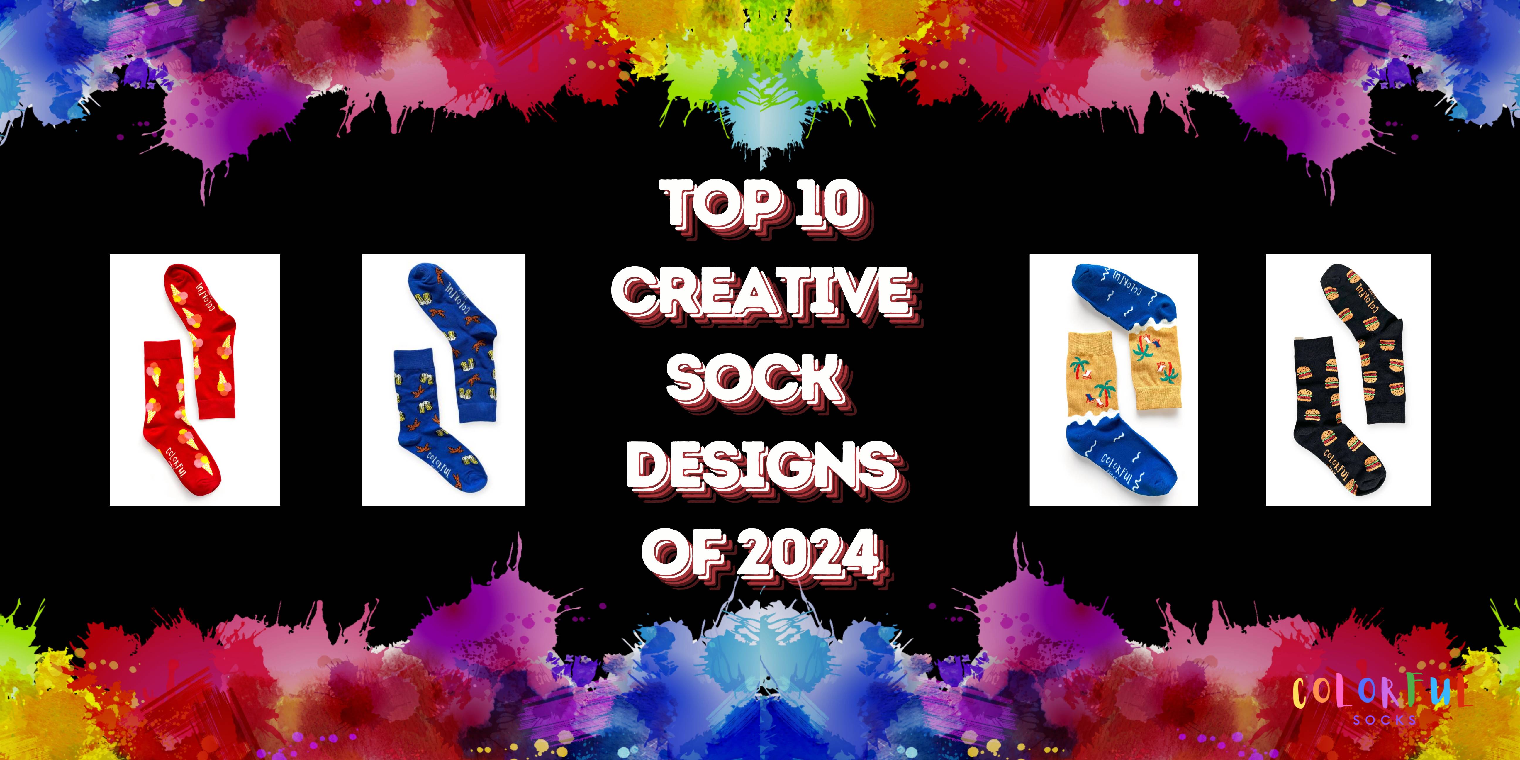 TOP 10 CREATIVE SOCK DESIGNS – best colorful socks