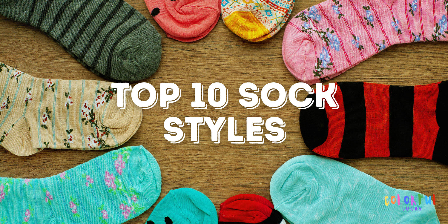 TOP 10 SOCK STYLES – best colorful socks
